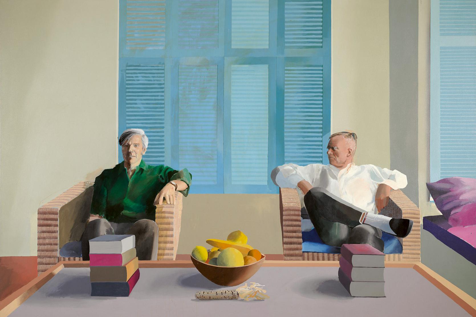 Дэвид Хокни, «Кристофер Ишервуд и Дон Бакарди», 1968