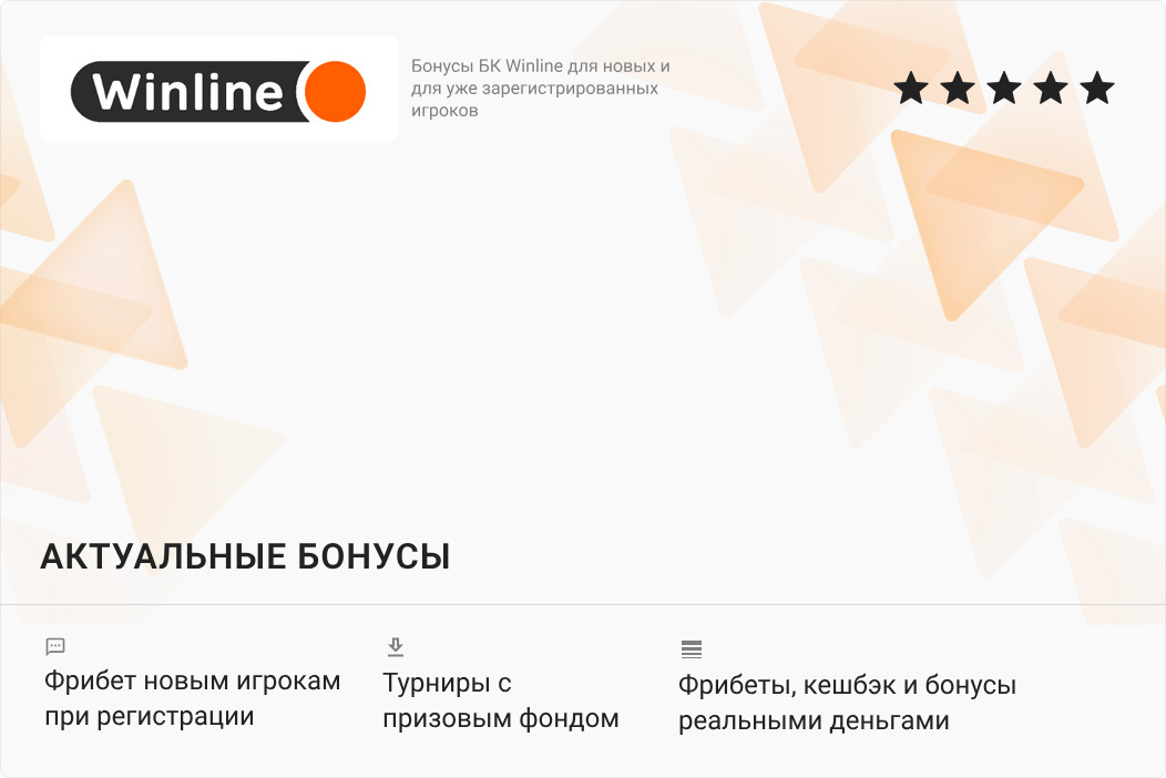 Актуальные бонусы БК Winline на апрель 2025, все работающие акции