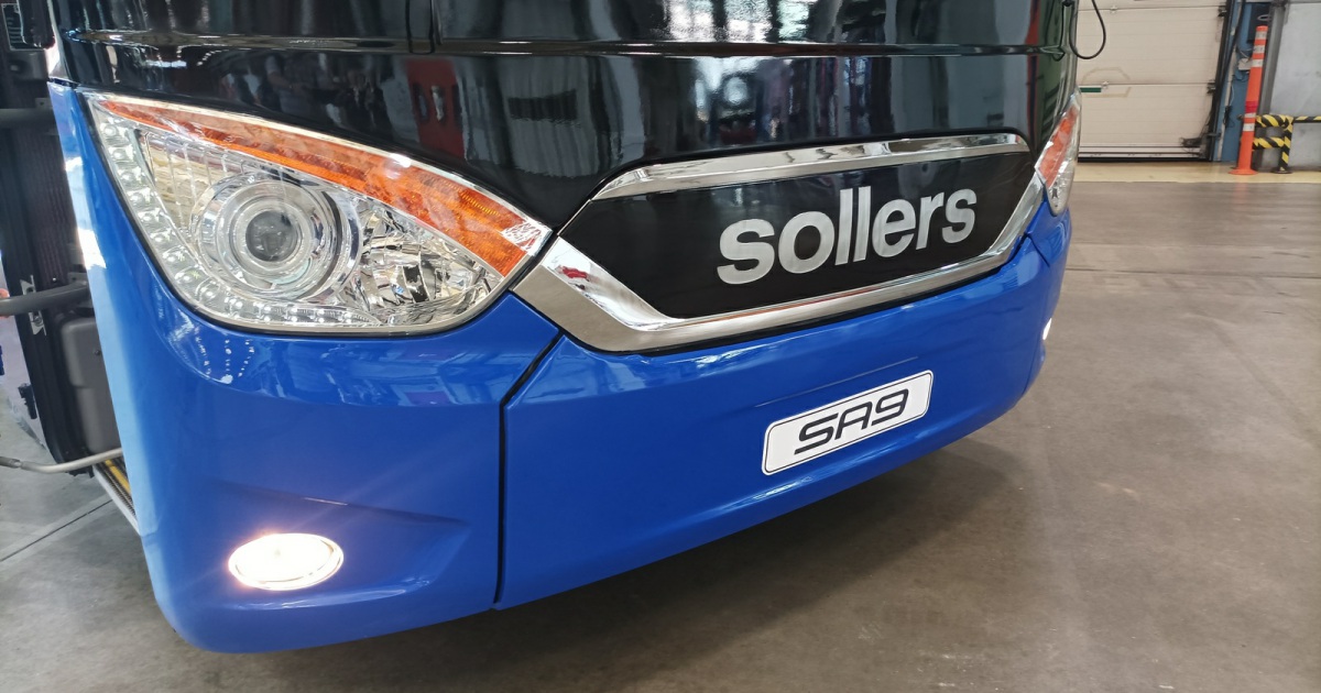 Компания Sollers начала отгрузку автобусов SA9 из Владивостока дилерам ...