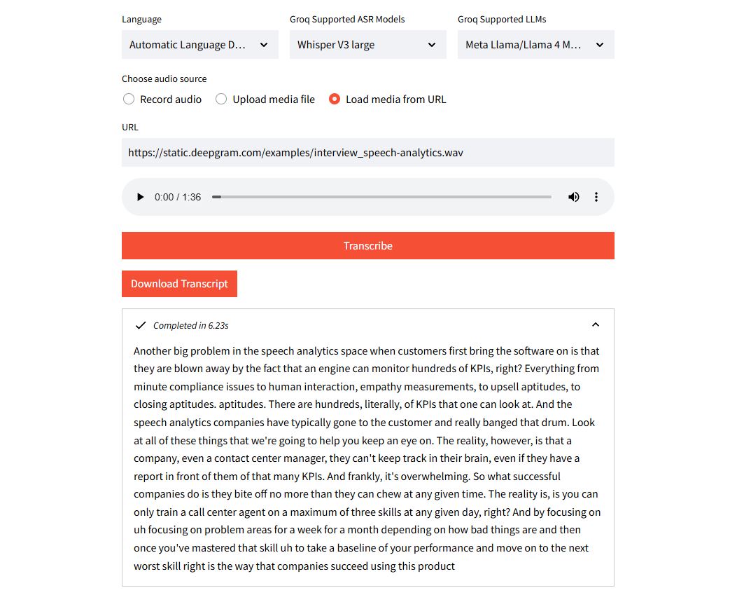Интерфейс Project Media QA 